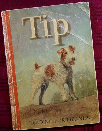 TIP See Tip Run 1949 Old School Reading Book NICE