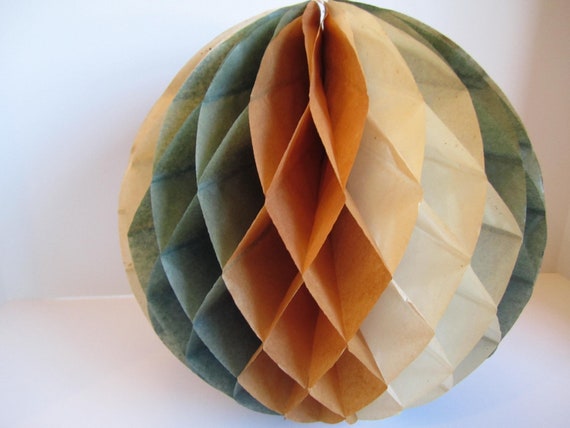 Vintage Crepe Paper Party Decoration Hanging Ball Decor