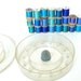 Sewing Thread Box with Aqua Blue Thread Collection by marybethhale