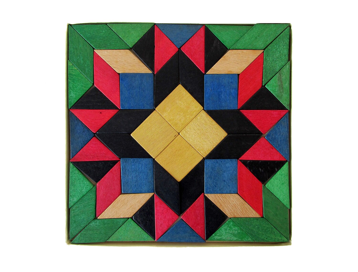 Geometric PARQUETRY Design Tile Blocks Puzzle by Tofa