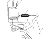 Items similar to NYC Subway Map ( RAT VERSION ) - 8.5 x 11 Print on Etsy