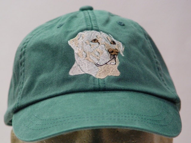 Yellow Labrador Retriever Dog Hat One Embroidered Men Women