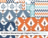 Digital scrapbooking Papers Clipart brushes & by ColorsonPaper