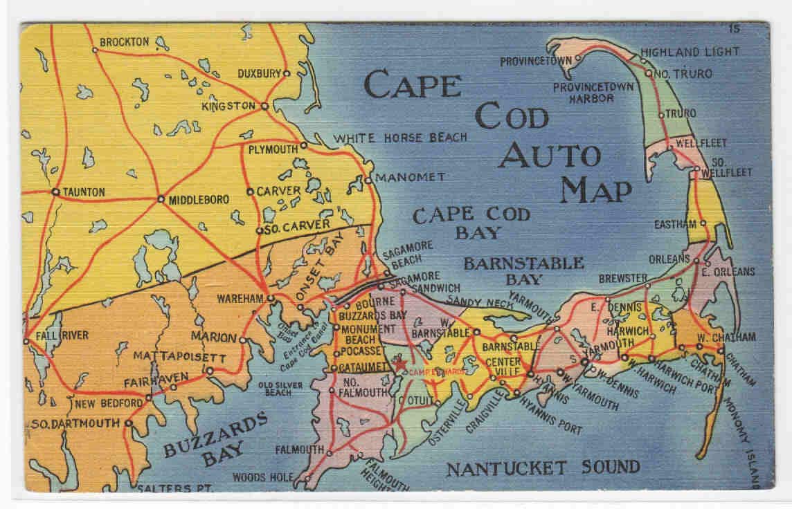 Cape Cod Maps And Roads