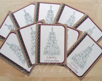 Christmas card set | Etsy