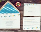Items similar to DIY Wedding Invitations - Devon Style - Customizable ...