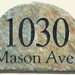 ADDRESS SIGN Carved Stone House number / marker plaque