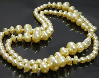 Champagne colored pearls | Etsy