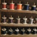 Vintage Sewing Spool Rack Colorful Thread Wooden Sewing Room
