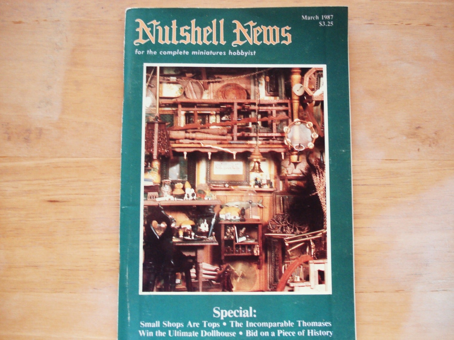Vintage NUTSHELL NEWS Miniatures Doll House “SPECIAL” March 1987 ...