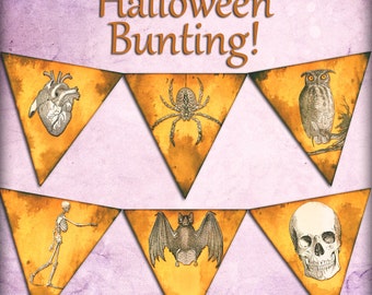 Halloween bunting | Etsy