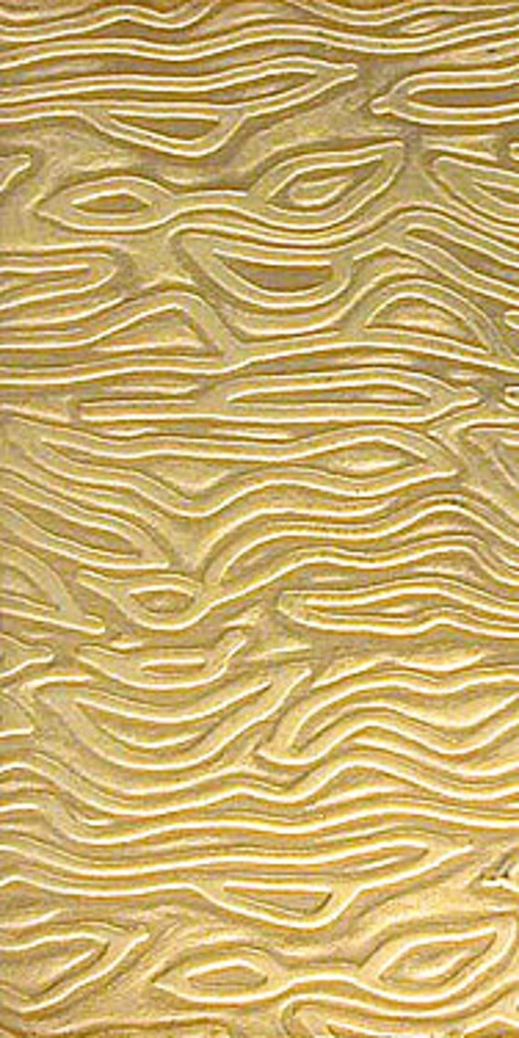 Textured Brass Sheet 6 X 25 Br80 Large Bracelet