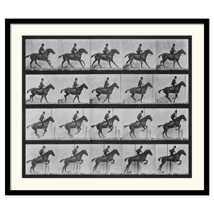 Eadweard Muybridge photography Vintage Black & White Art