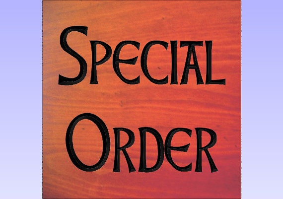 special order signs 10 x 18 Cedar Carved by BlackRiverWoodshop