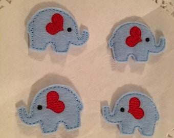 Unique felt elephants related items | Etsy