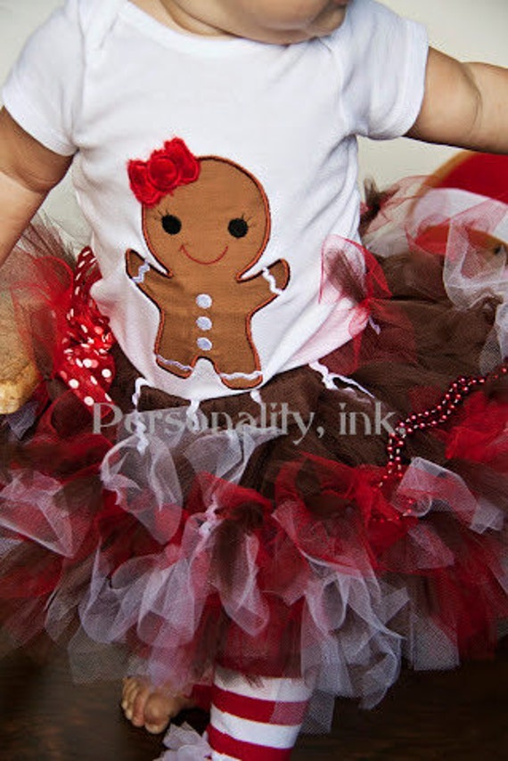Items similar to Gingerbread Girl Bodysuit - Personalized Gingerbread ...