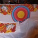 On Sale Vintage PETER MAX art Bed Sheets Double full size