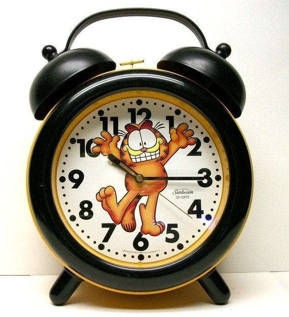 Vintage 1978 Garfield Sunbeam Clock United Feature syndicate Vintage 1978 Garfield Sunbeam Clock United Feature syndicate