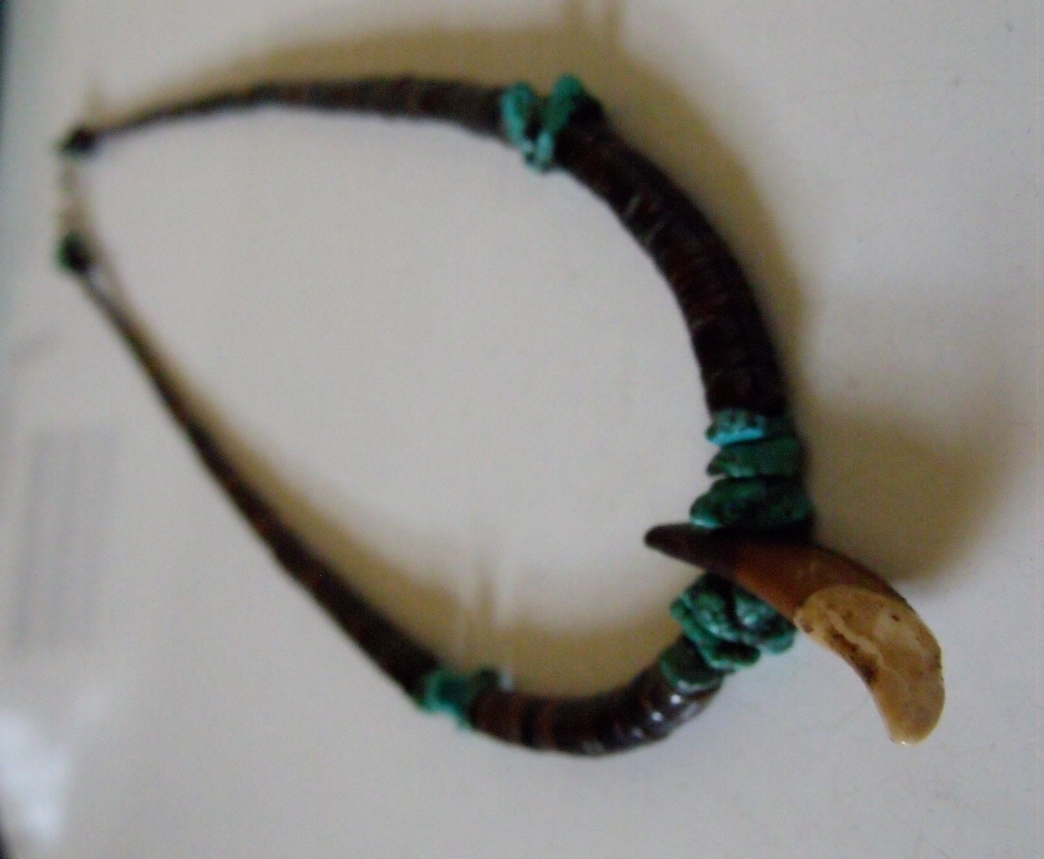 Wolf Tooth Men's Necklace Men's wolf tooth by borderlandsJEWELRY