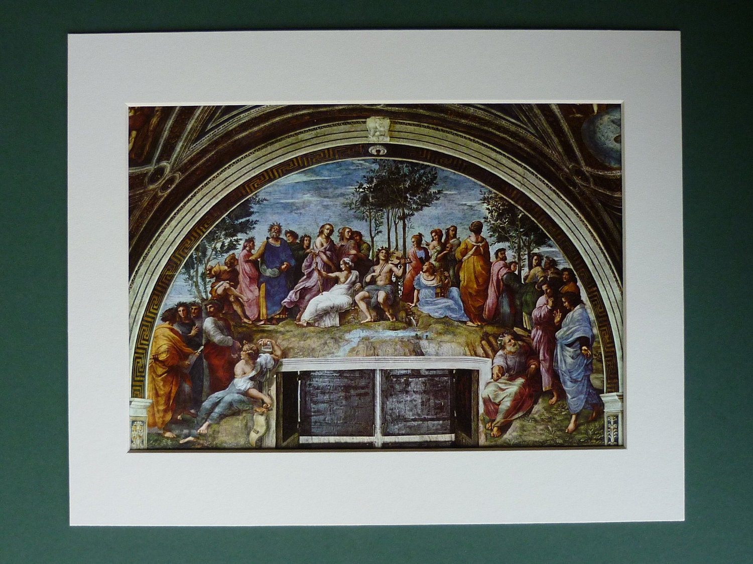 Print Of Parnassus By Raphael Renaissance Art Picture