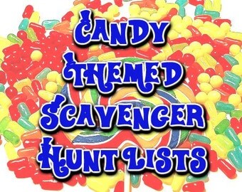Baseball Themed Scavenger Hunt List Collection