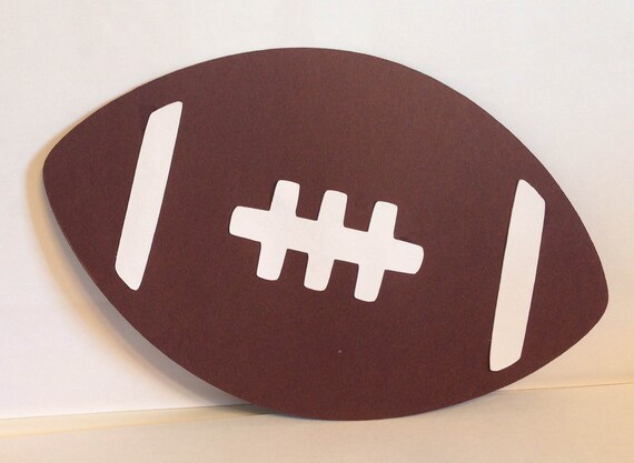 Football Diecut/Cutouts for Centerpieces Scrapbooking