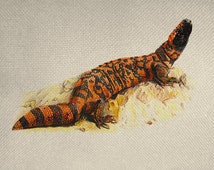 Unique gila monster related items | Etsy