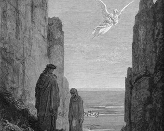 Phlegyas Ferry Dante & Virgil River Styx Inferno Canto 8