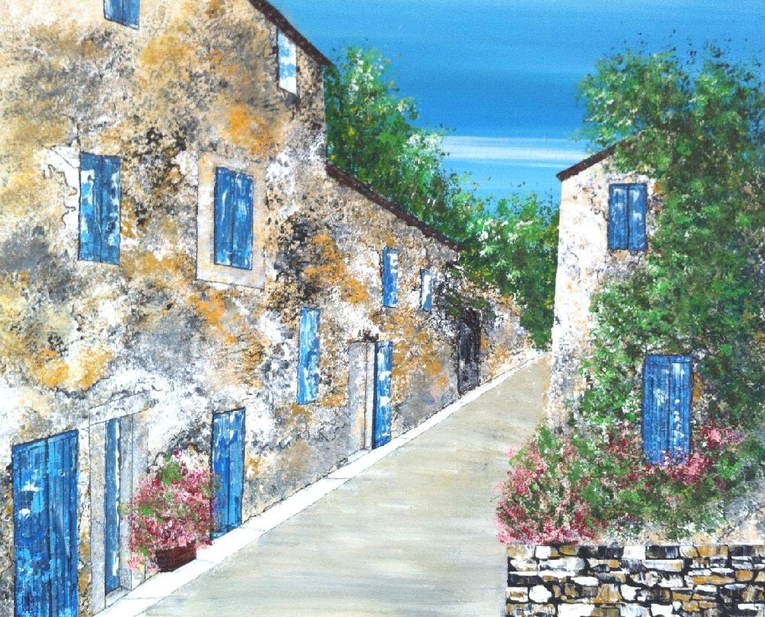 Provence France Provincial french modern french art painting