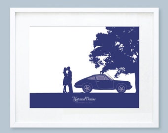 Custom silhouettes jewelry and holiday gifts by LePapierStudio