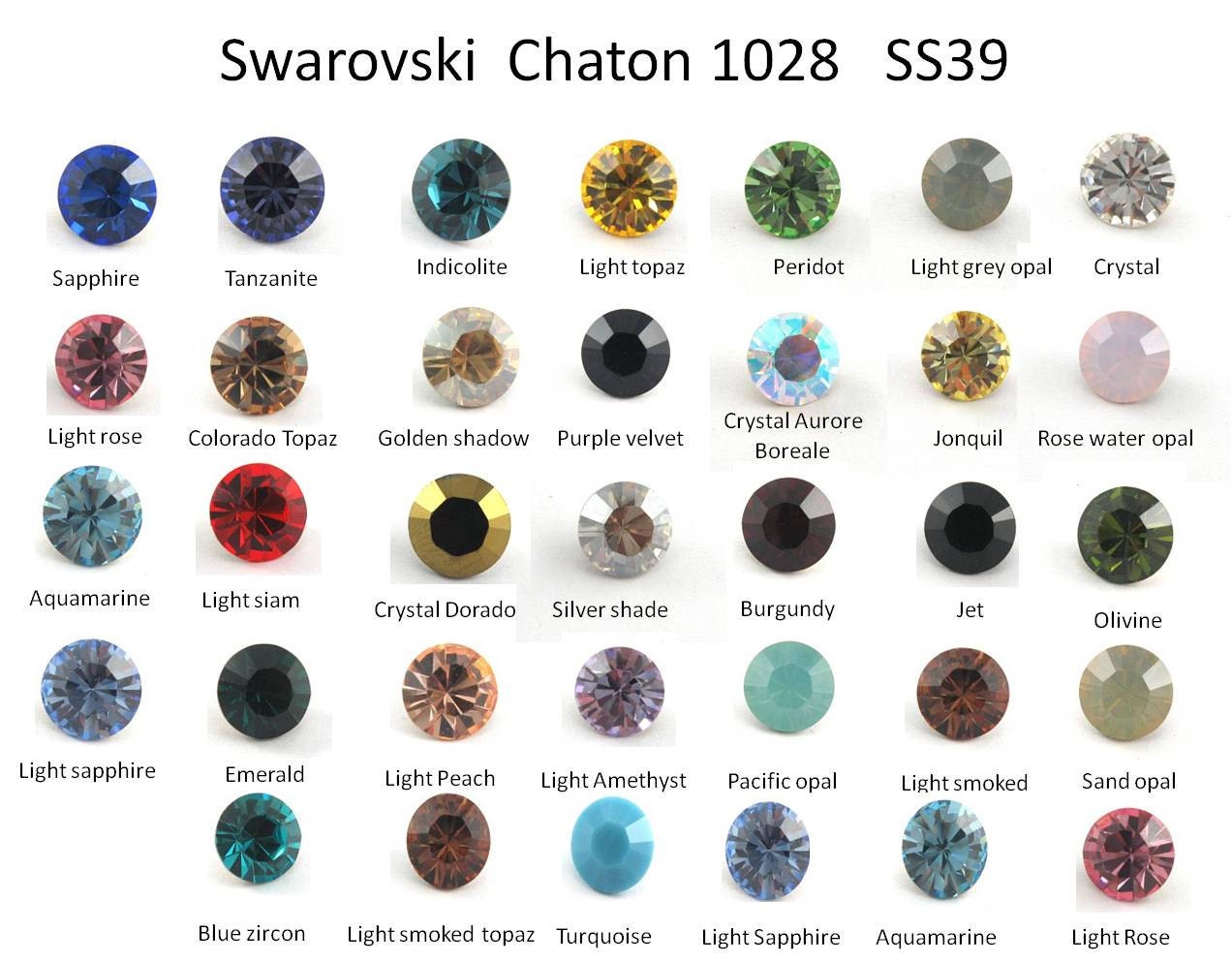 12pcs x Swarovski SS39 Multi Colors 8.2mm Round Xilion Crystal