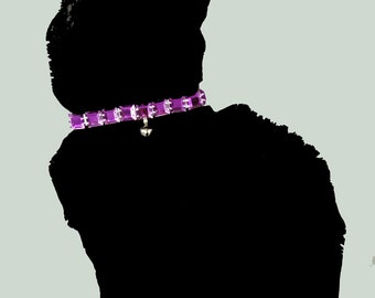 Rhinestone dog and cat collars for your special pet by ShinyKatz