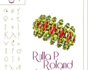 beading pattern Bracelet tutorial / pattern Cortez with Rulla