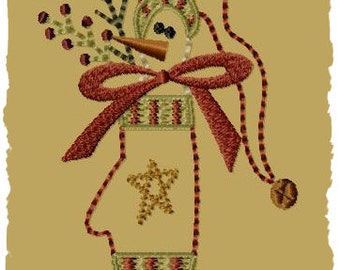 Primitive Machine Embroidery Design-Father by PrimitiveKeepers