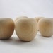 Unfinished wooden apple life size lifesize apple large