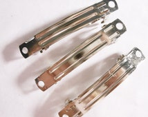 Popular items for silver hair clip on Etsy