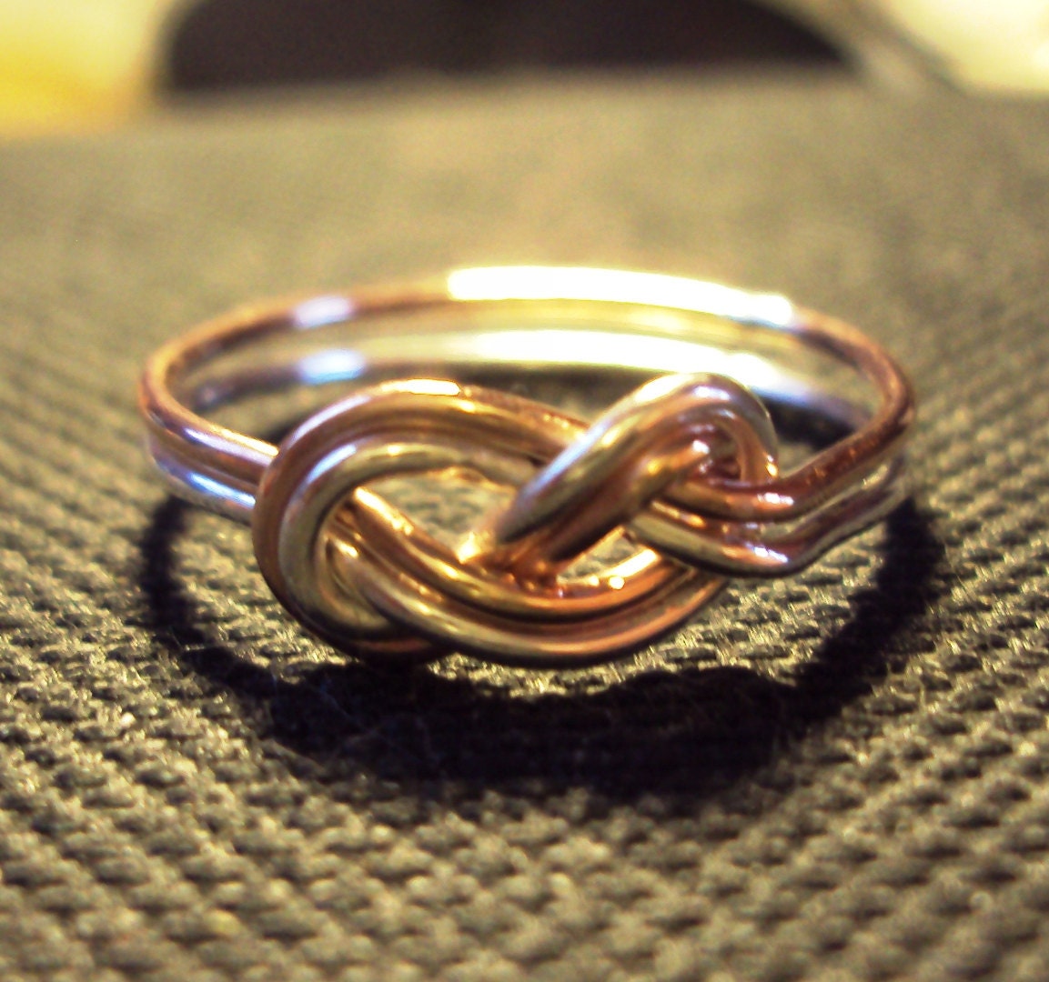 Etsy jewelry infinity knot double infinity knot ring any