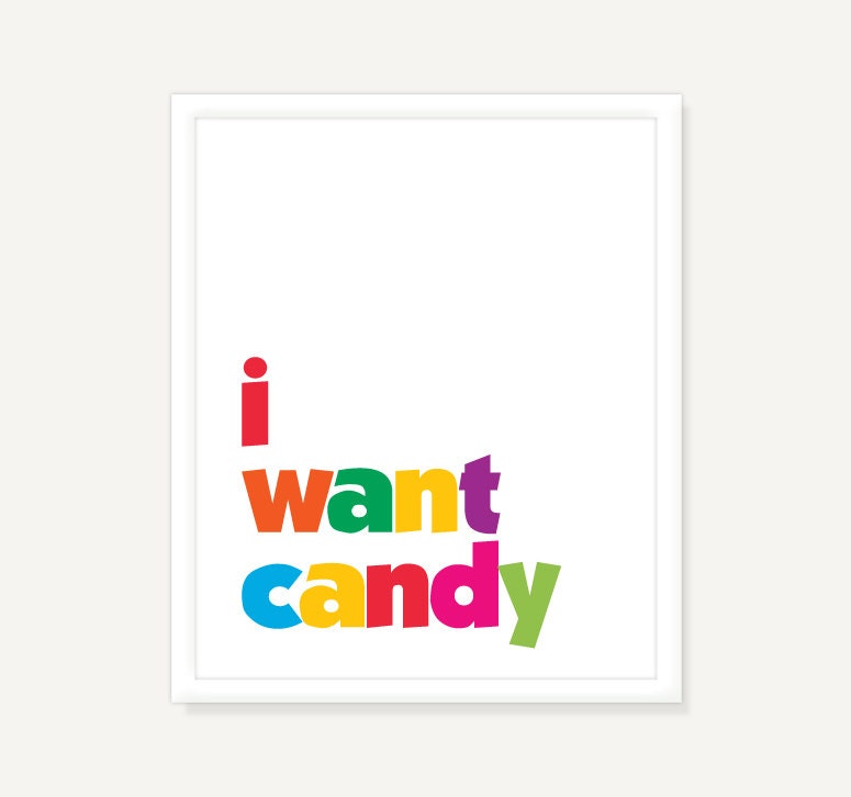This item is unavailable | Etsy | I want candy song, Candy song, Quote ...
