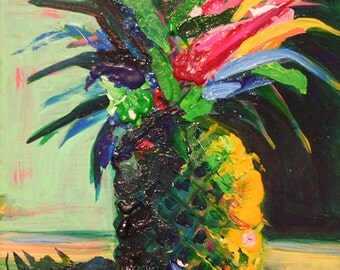 Popular items for abstract pineapple on Etsy