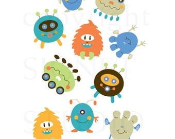Popular items for baby monster print on Etsy