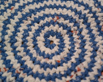 Plastic bag rug | Etsy