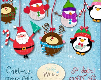Santa claus clipart | Etsy
