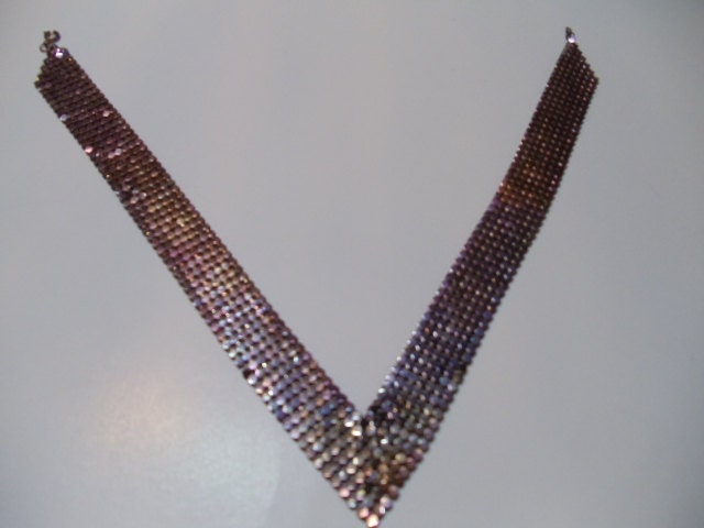 Roaring 20s V Mesh Necklace – Haute Juice