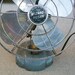 Vintage 8 Inch Wizard Husky Green Electric Fan Western Auto