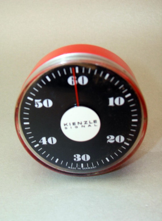 Retro Kitchen Timer Vintage Egg Timer brand Kienzle by RetroBerlin