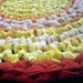 Artisan Crochet Rag Rug Day Lily Cottage Shabby Chic Eco