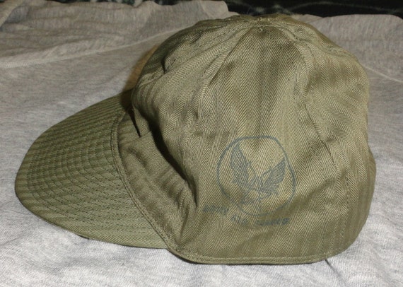 Items similar to NoS ORiG Vintage WW2 A-3 A3 Mechanics Cap USAAF hat ...