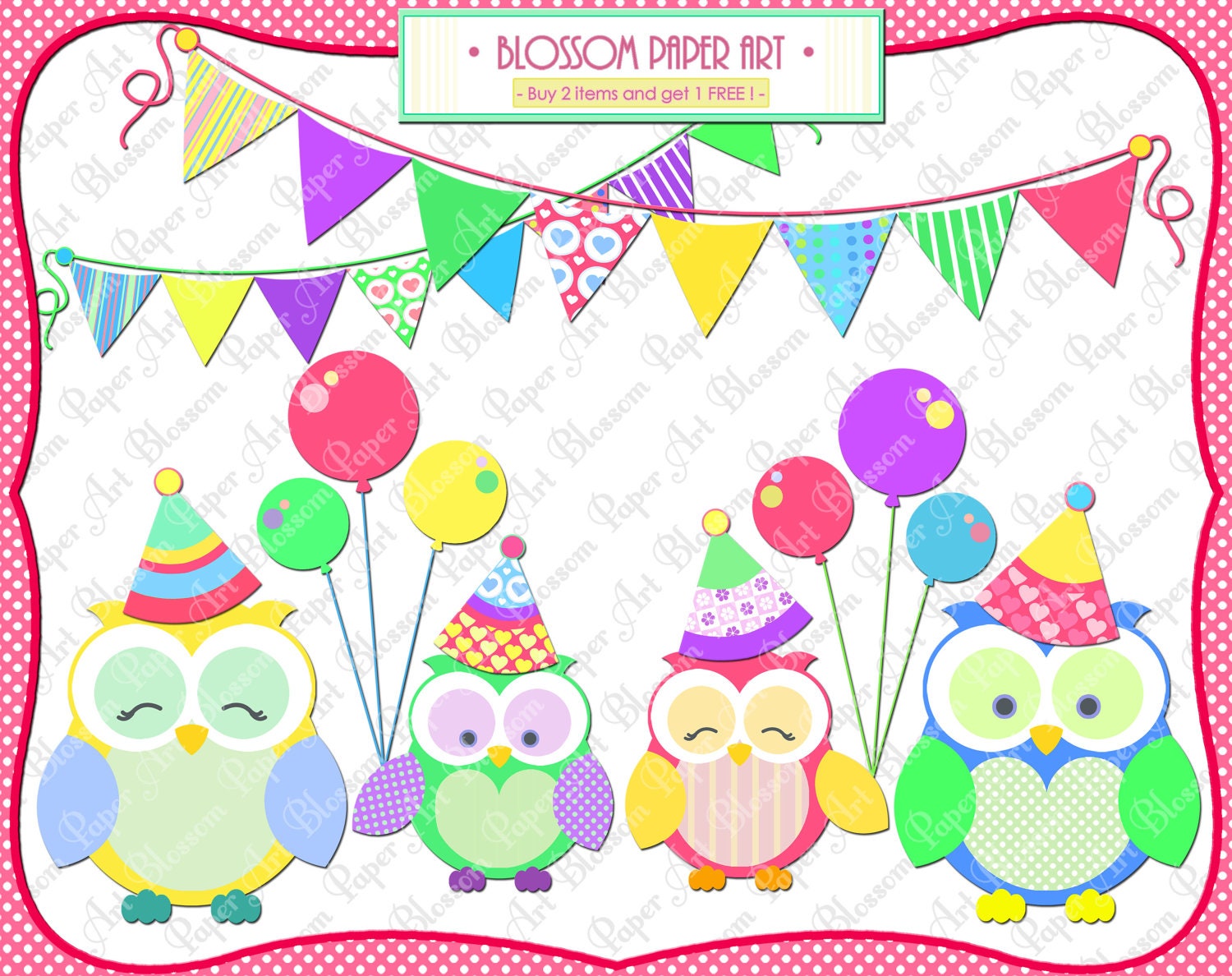 First Birthday Owl Clip Art