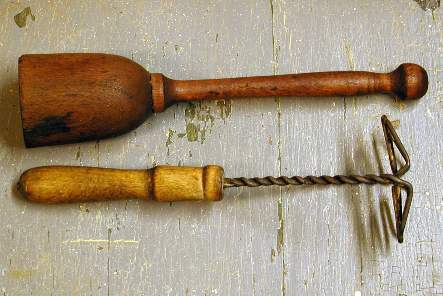 Primitive Kitchen Decor Mashing Tools Unique
