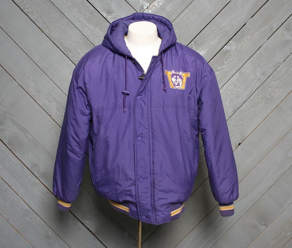 1980s University of WASHINGTON Starter JACKET / Huskies Hooded